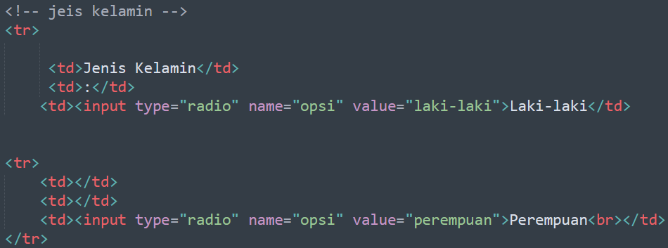 Tutorial Form Input Dengan HTML - ITRIAU Tutorial Form Input Dengan HTML - ITRIAU