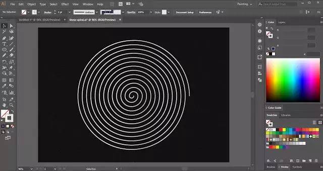 Draw a Linear Spiral in Adobe Illustrator - Adobe Tutorial