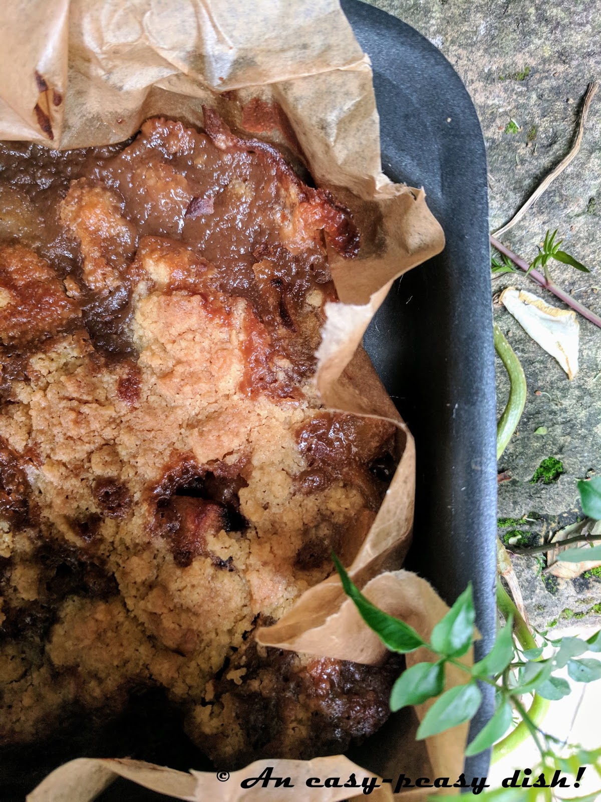 CHESTNUT AND APPLE CRUMBLE - Easy-peasy dish...