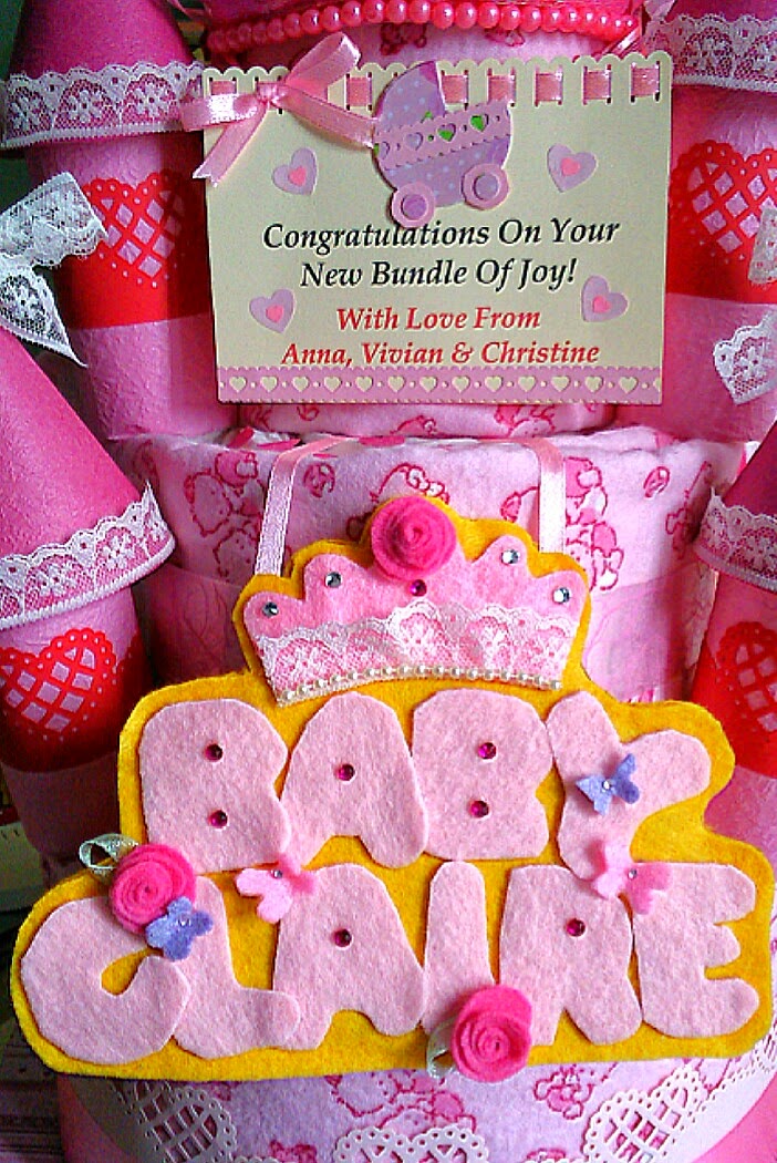 Mrs Chong's Diaper Cakes: Castle Diaper Cakes