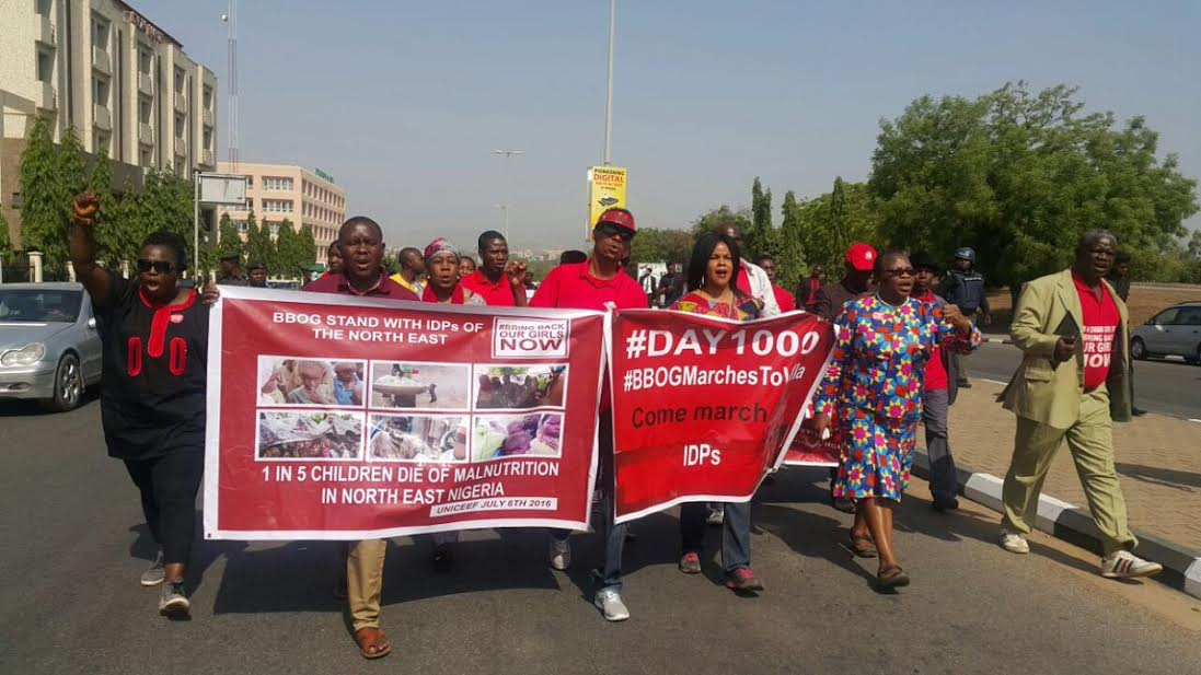 Photos: BBOG members continue march over abducted Chibok girls