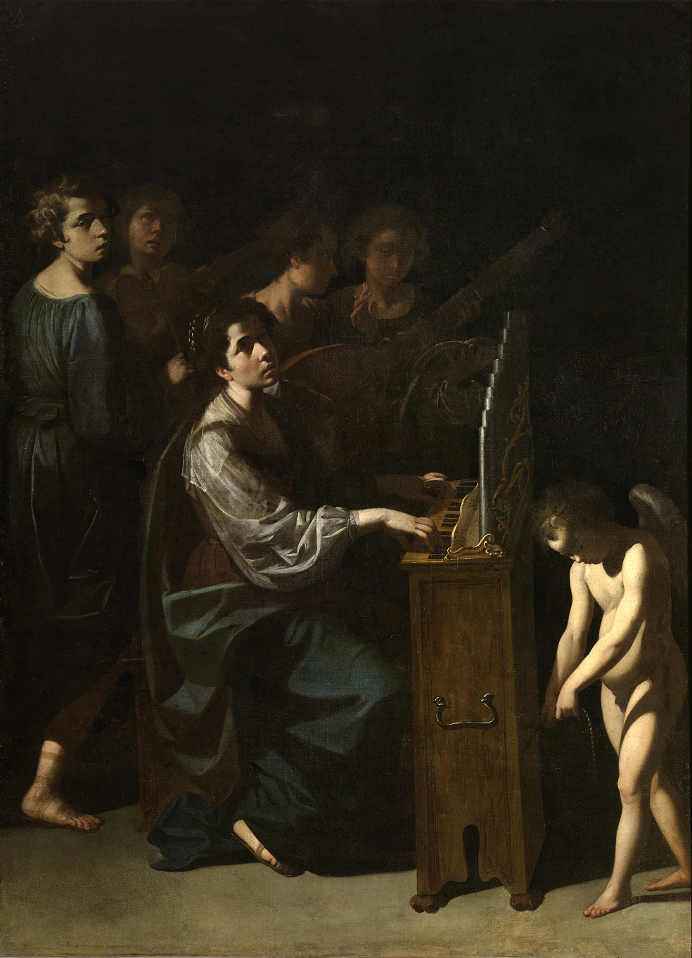 Carlo SELLITTO (1581-1614) | Catherine La Rose ~ The Poet of Painting