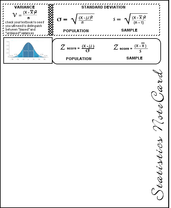The Normal Genius: BASICS OF STATISTICS for ADVANCED ALGEBRA STUDENTS