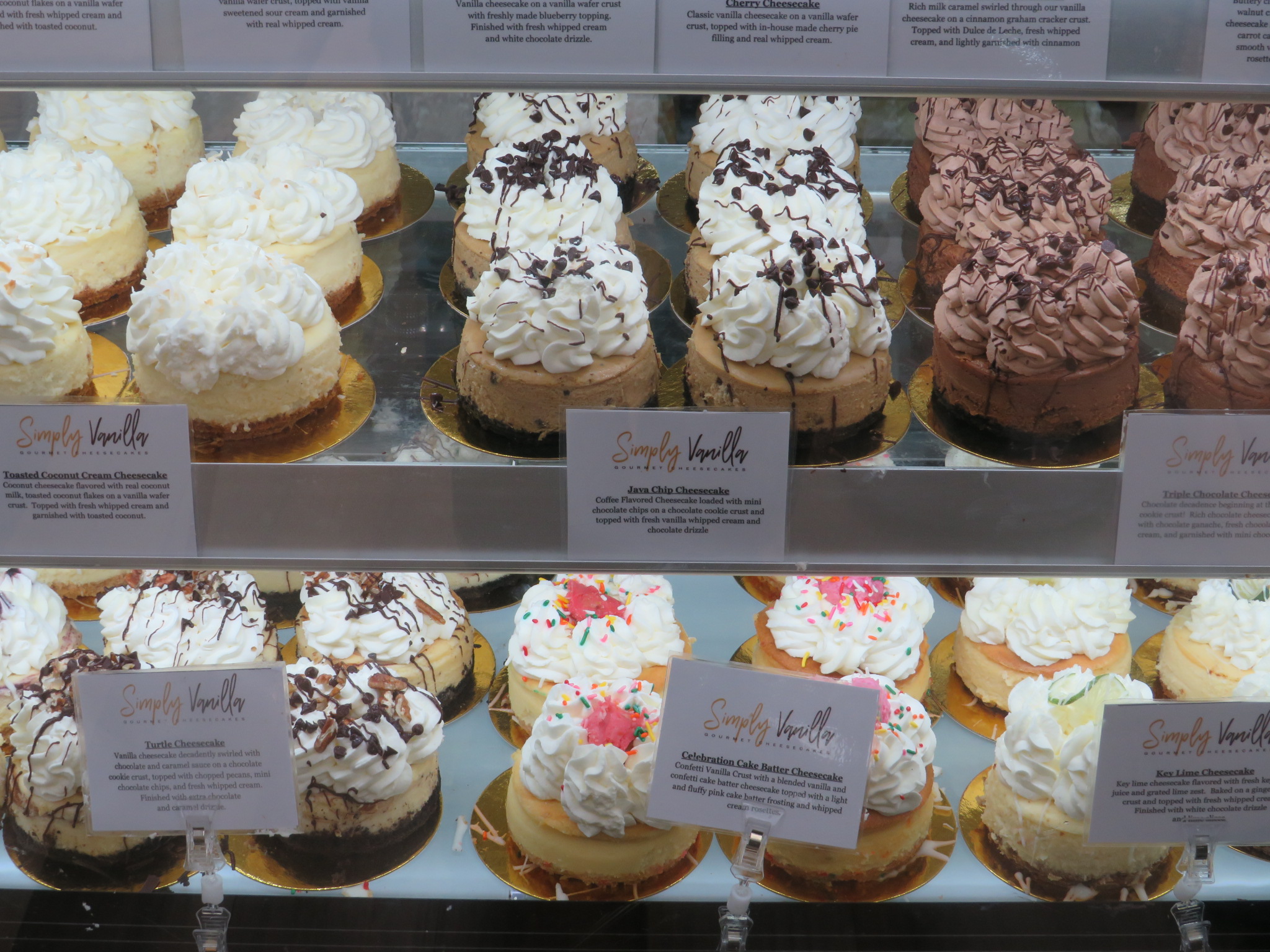 Food's Fan Club : Simply Vanilla Gourmet Cheesecakes: Simply Scrumptious