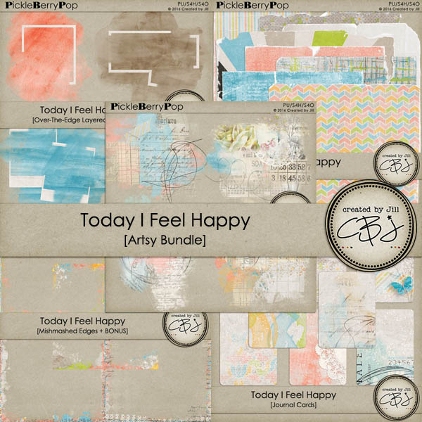 Created by Jill: It's Pickle Barrel Time! NEW Today I Feel Happy ...