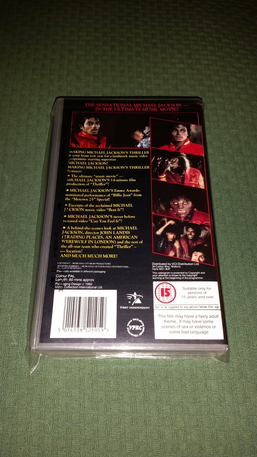 The Michael Jackson Showroom: VHS VIDEOS