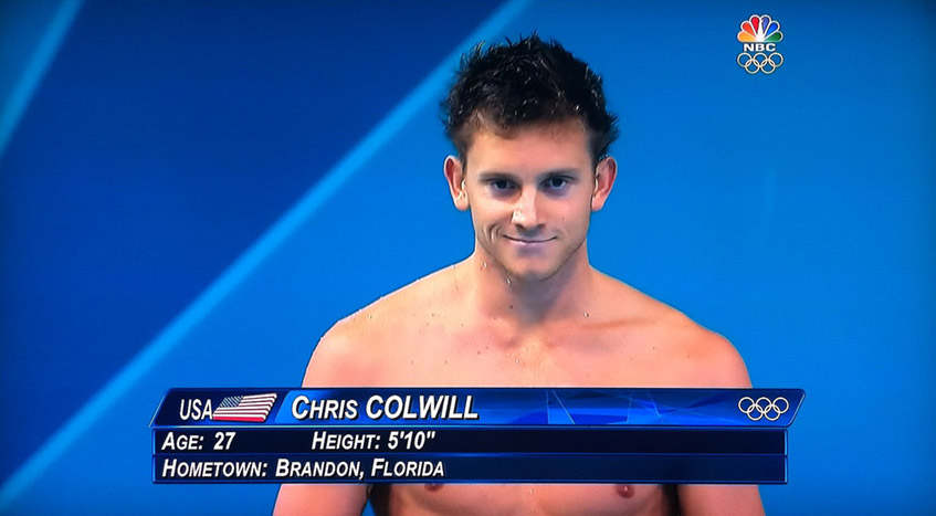 icaryn: Olympic Diver Chris Colwill ... Now & Then