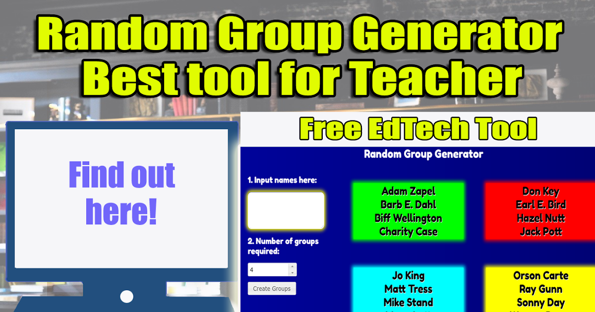 Free Random Group Generator: Best tool for Teachers
