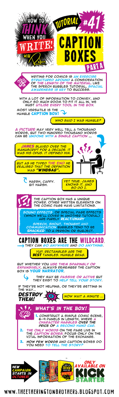 The Etherington Brothers: How to THINK when you write CAPTION BOXES - # ...
