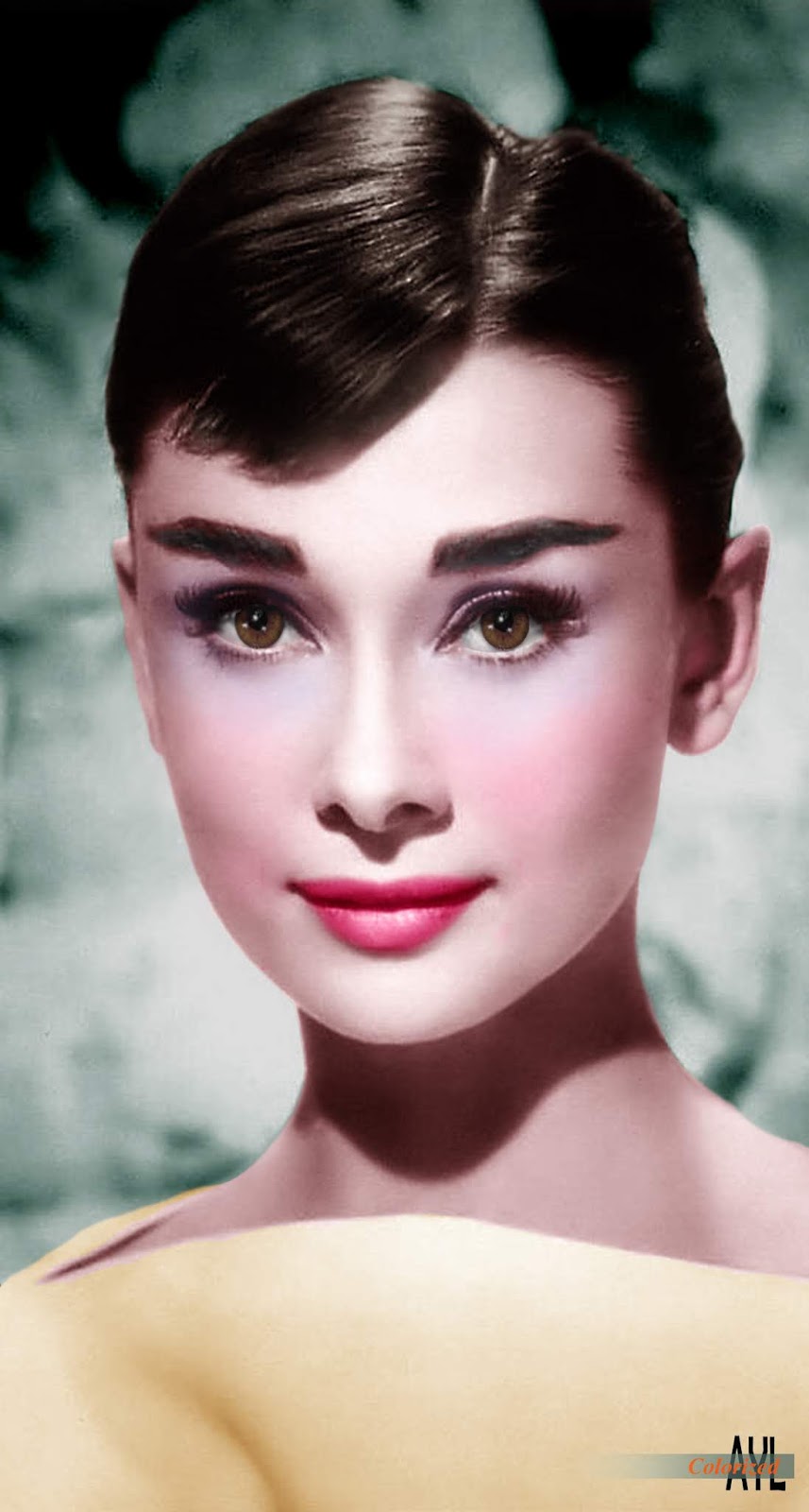 Colors for a Bygone Era: Colorized photo of Audrey Hepburn (1939 - 1993 ...