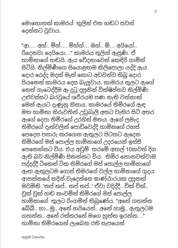 නිල්මිනිතුන - Sinhala Wal Katha