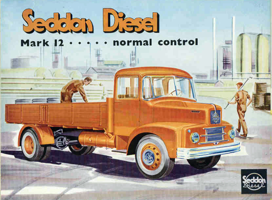 transpress nz: 1953 Seddon Diesel Mark 12 truck, England