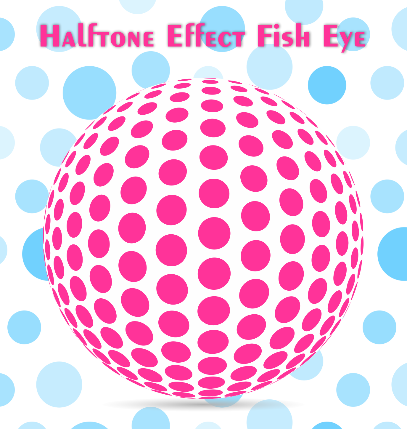Membuat Halftone Effect Fish Eye - Corel Draw - kamargrafis