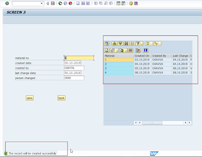 SAP ABAP Central: CRUD Operations in Module Pool