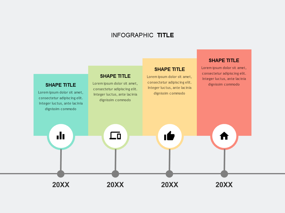 Timeline Increase Quadrangle PowerPoint Templates - PowerPoint Free