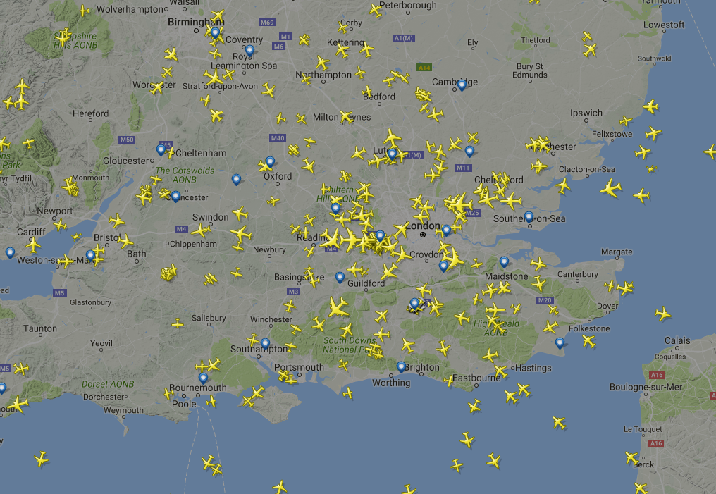 VFMDirect.in: For aviation buffs... live air traffic site