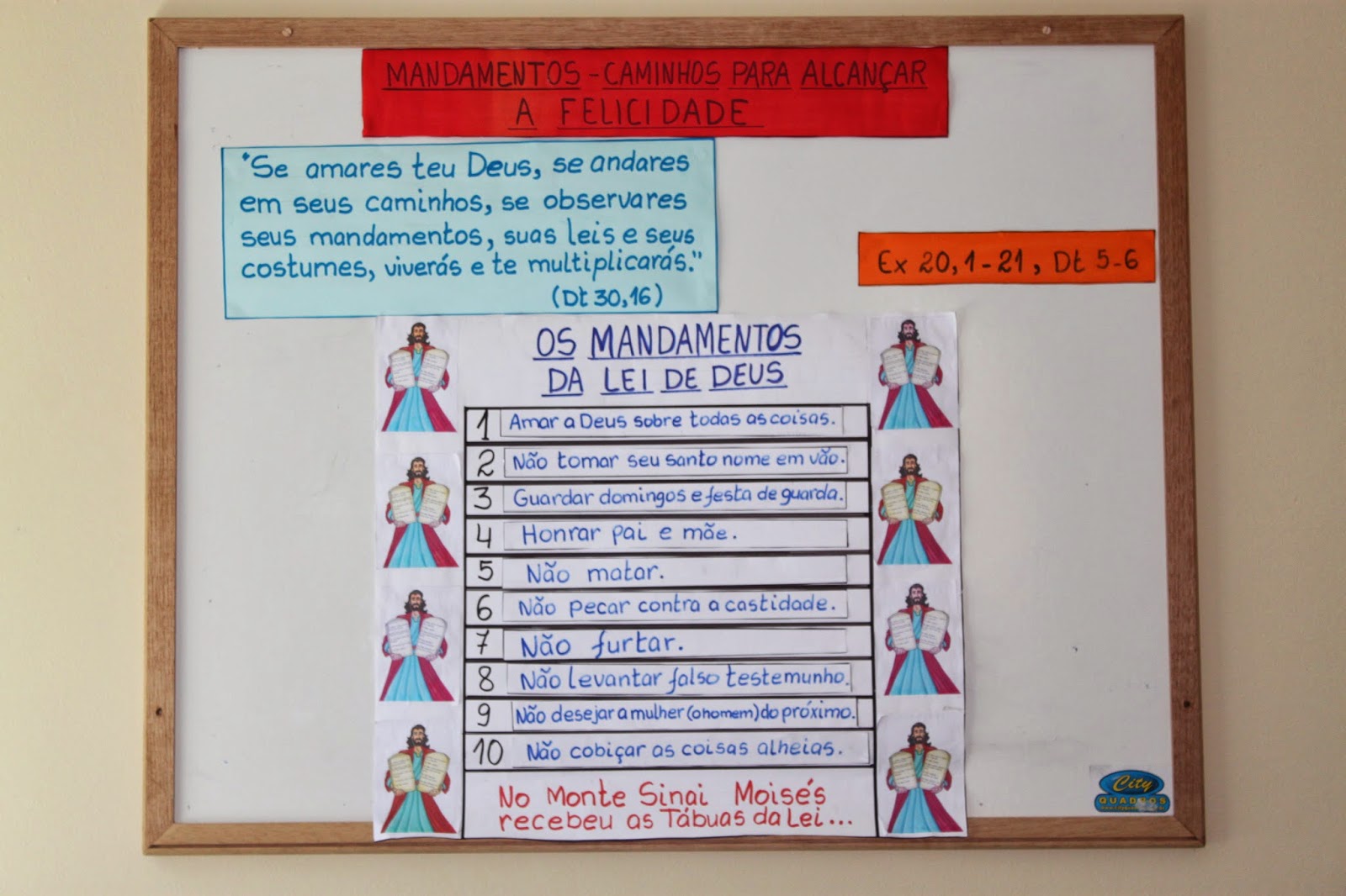 As Ovelhinhas e o Bom Pastor: Os Dez Mandamentos