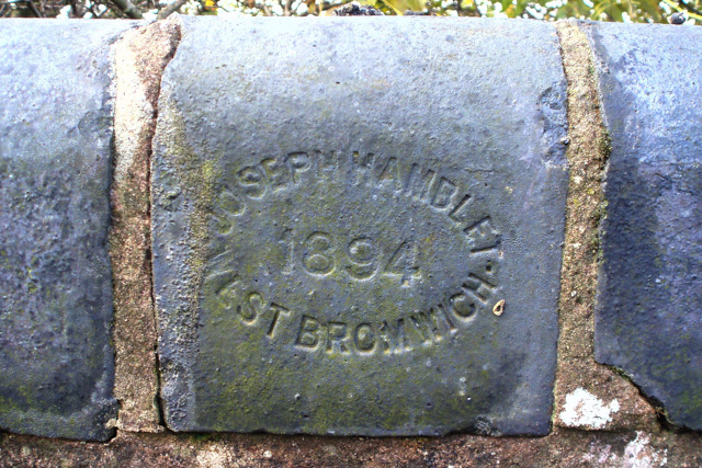 UK Named Bricks : Joseph Hamblet, Brickmaker, West Bromwich