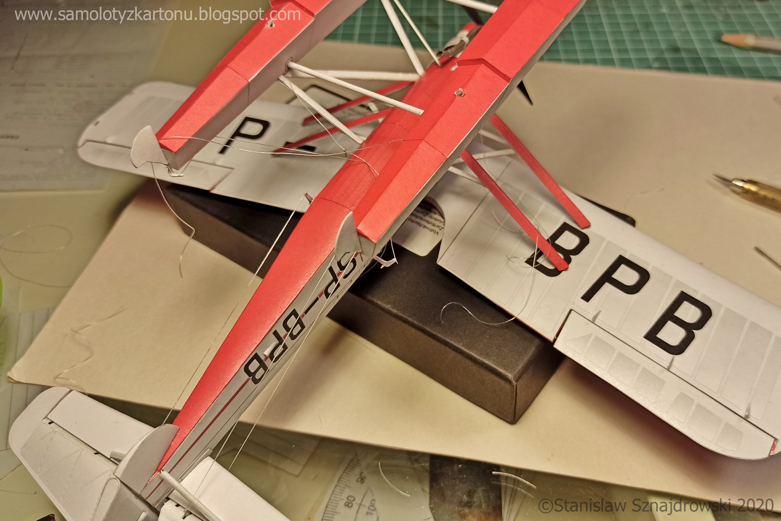 Samoloty z kartonu: Relacja/Model build - RWD 17W - Część V - ostatnia ...