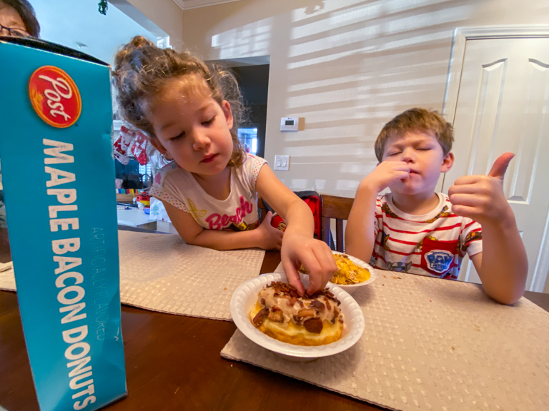 Tales of the Flowers: Maple Bacon Donut Cereal - National Bacon Day ...