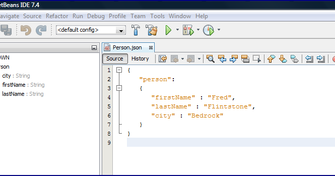 Inspired by Actual Events: NetBeans 7.4 JSON Support
