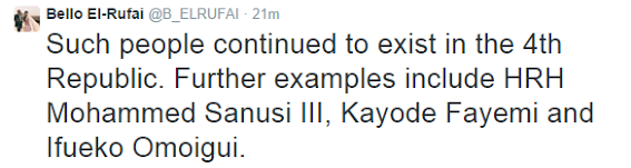 Bello El-Rufai feels Fashola is a greater reformer than his father...