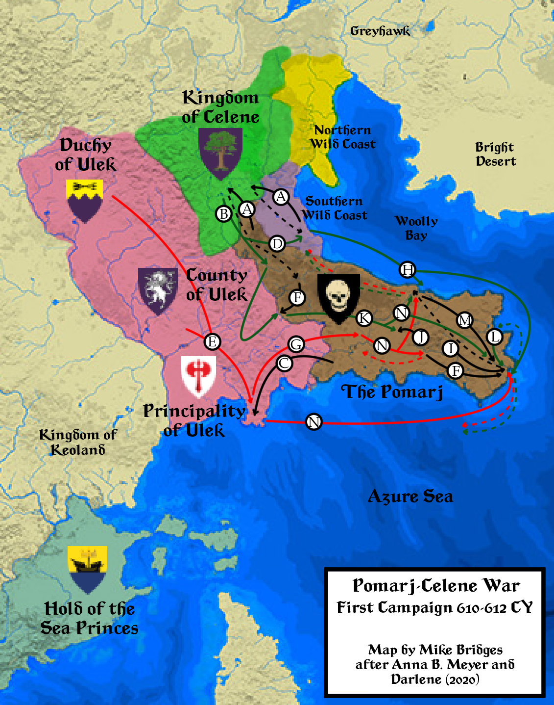 Greyhawkery: 2E Greyhawk Wars Campaign: Pomarj-Celene War