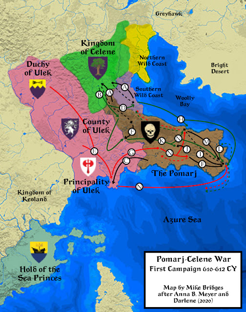 Greyhawkery: 2E Greyhawk Wars Campaign: Pomarj-Celene War
