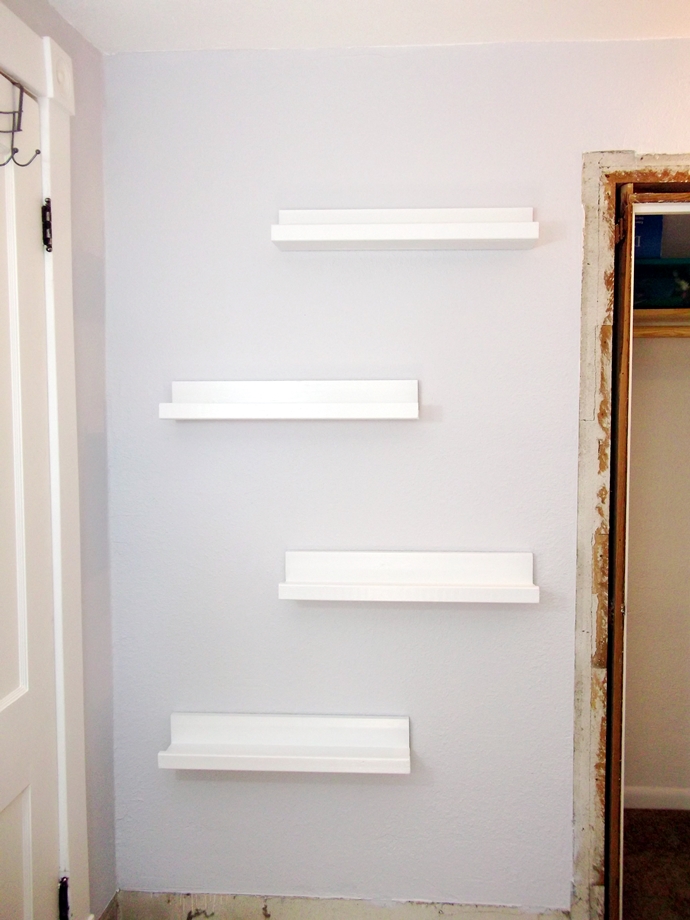 Bright Sycamore: Baby Prep: DIY Book Shelves
