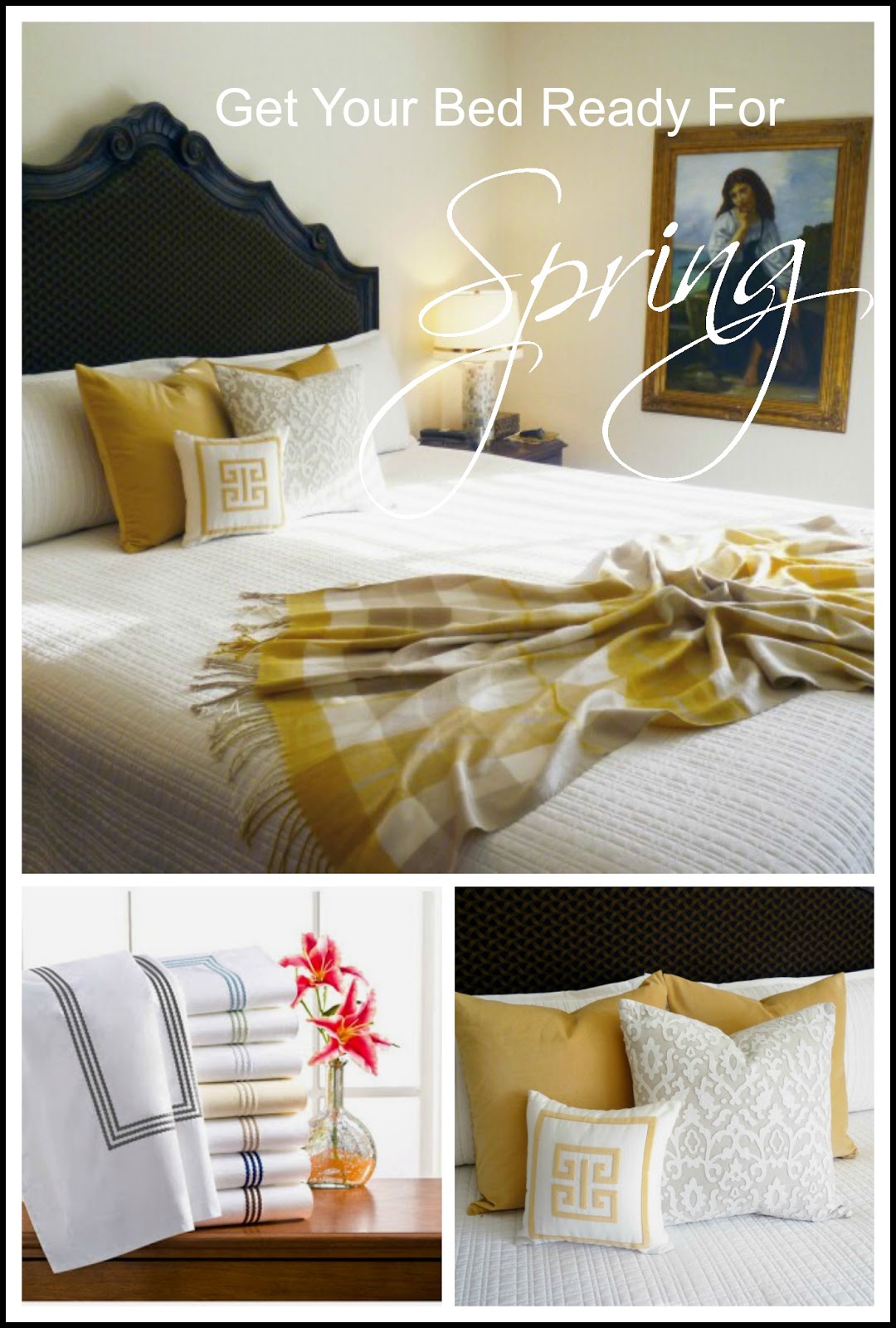 How To Get Your Bed Ready For Spring - A Stroll Thru Life