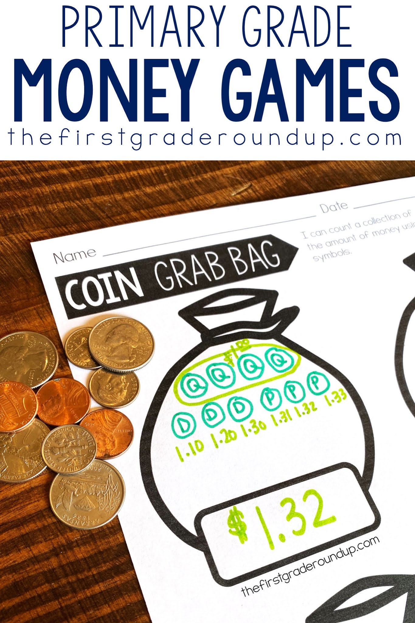 4 kid favorite Money Activities for 2nd Grade - The First Grade Roundup