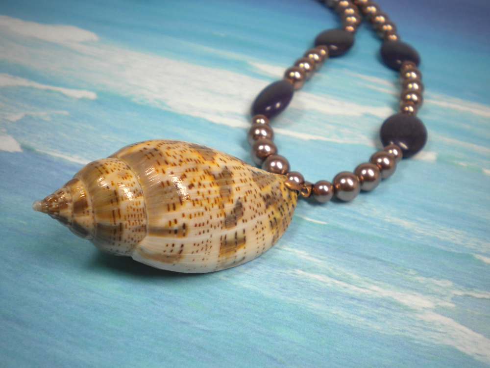 Del's Shells: Seashell Necklaces Beaded with Pearls