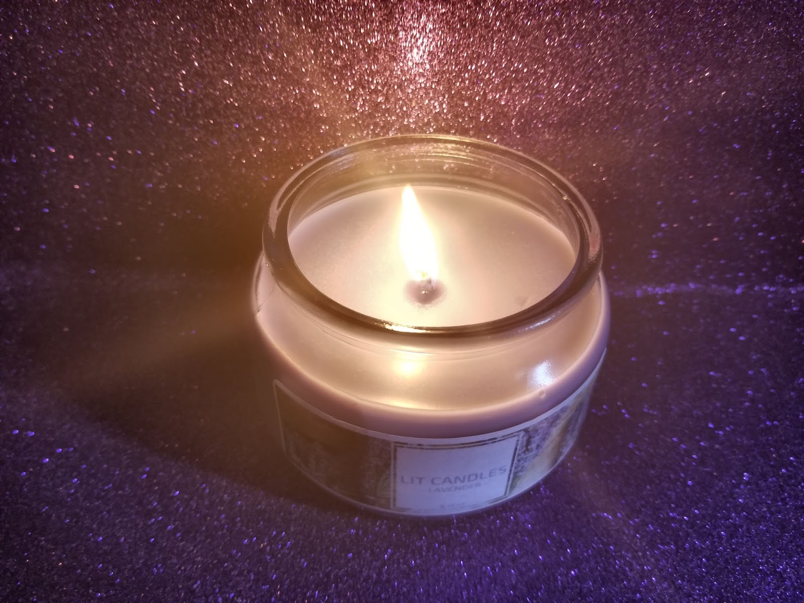 LIT CANDLES Hand Poured 8-10 Ounce Artisan Soy Wax Candle in Clear Jar ...