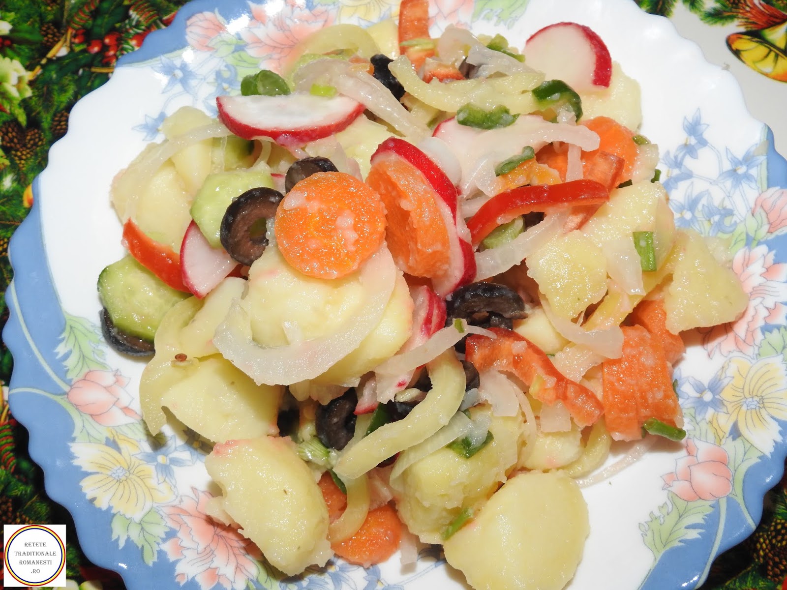 Salata orientala de post reteta | Retetetraditionaleromanesti.ro