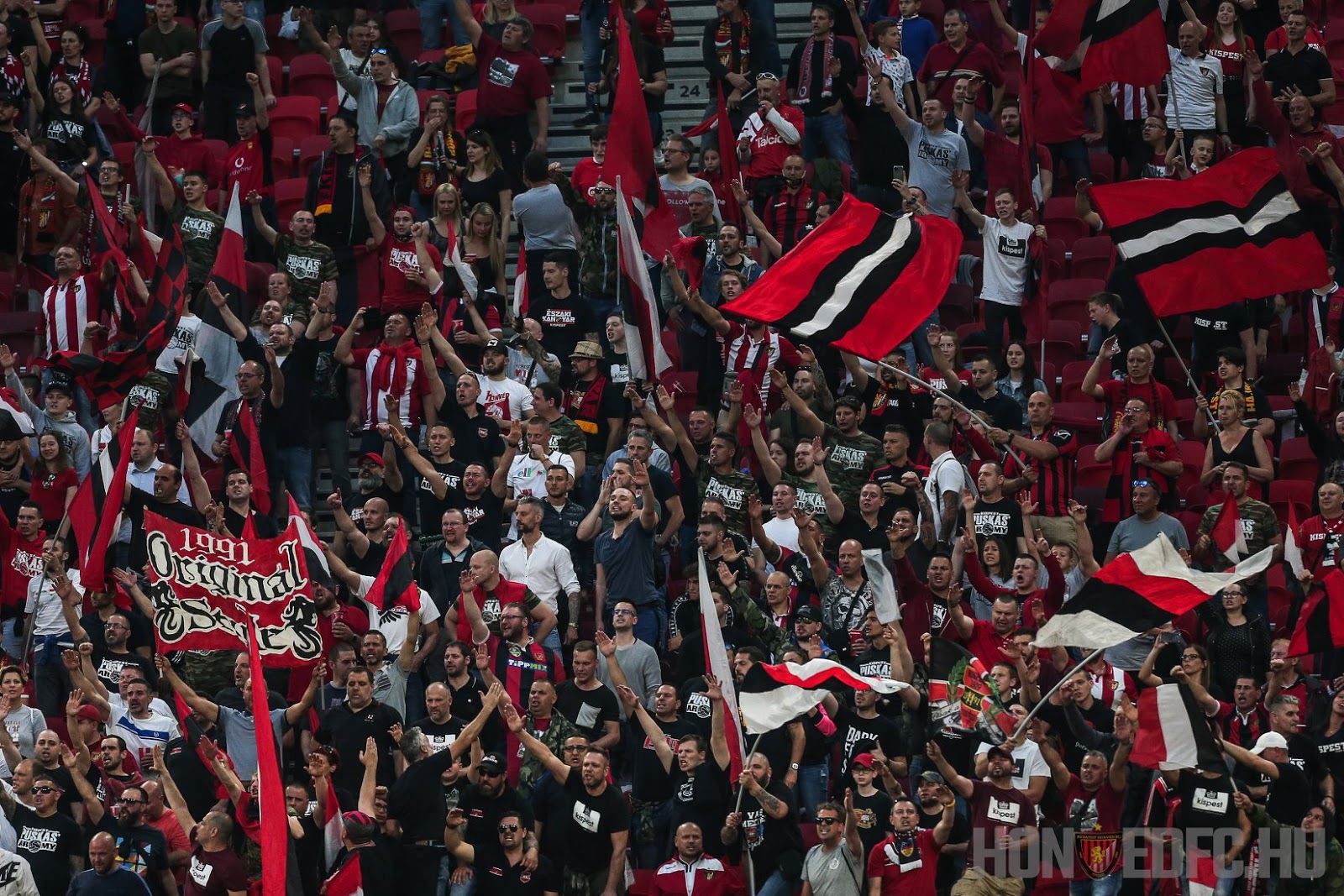 Kispest Bp. Honvéd - Mezőkövesd 2020.06.03. - Hungarian Ultras