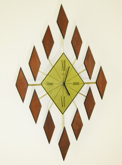 Gotcha Modern!: Mint 1960s Danish Modern Wall Clock