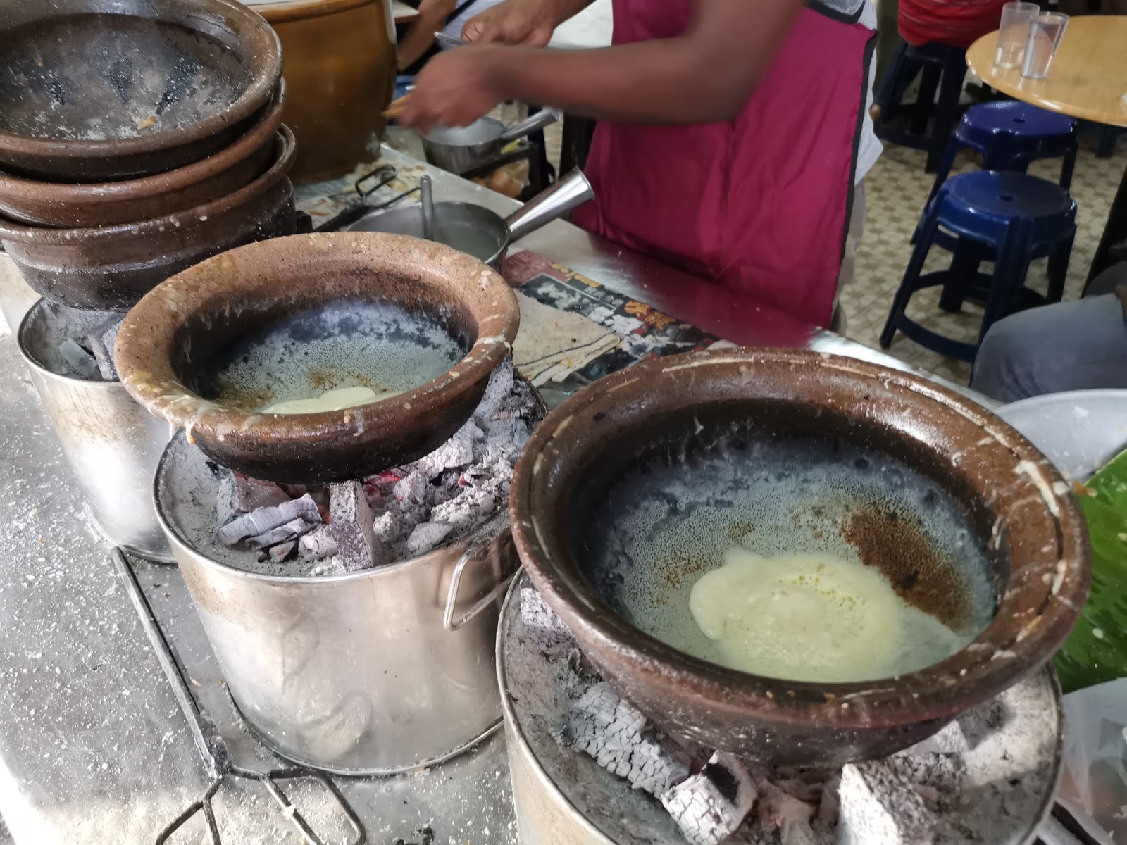 Traditional Indian Apom at Swee Kong Coffee Shop, Jalan Burma, Penang