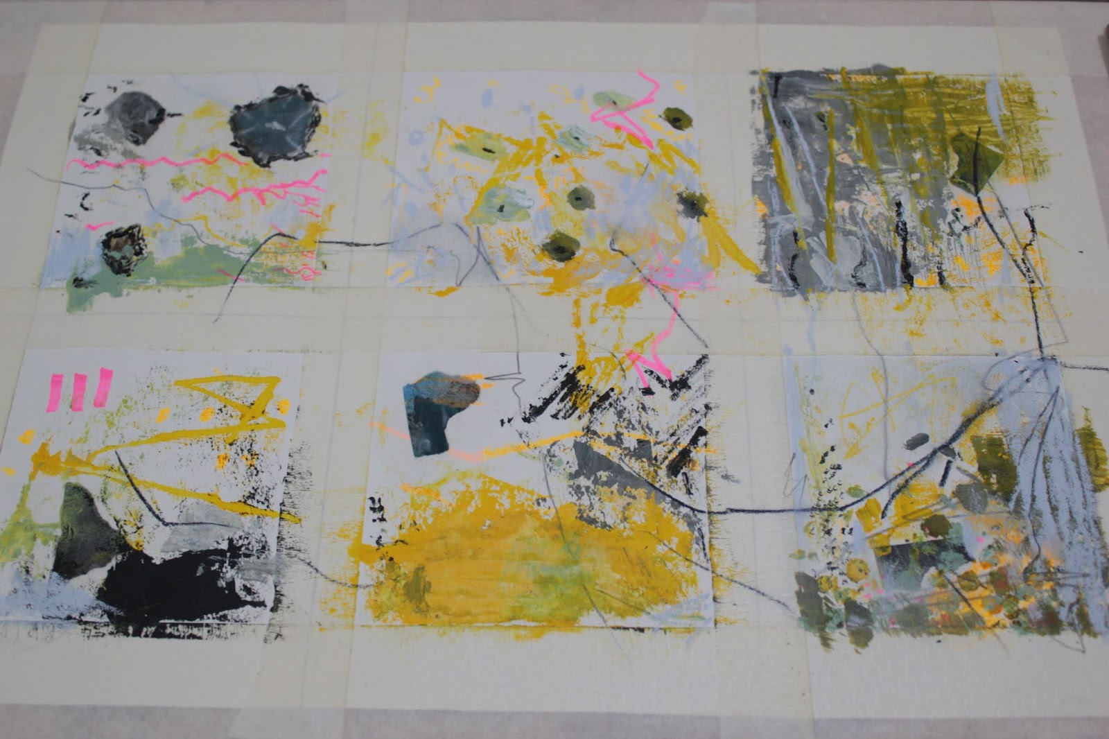 Abstract Art Handbook : Fun exercise for abstract painting