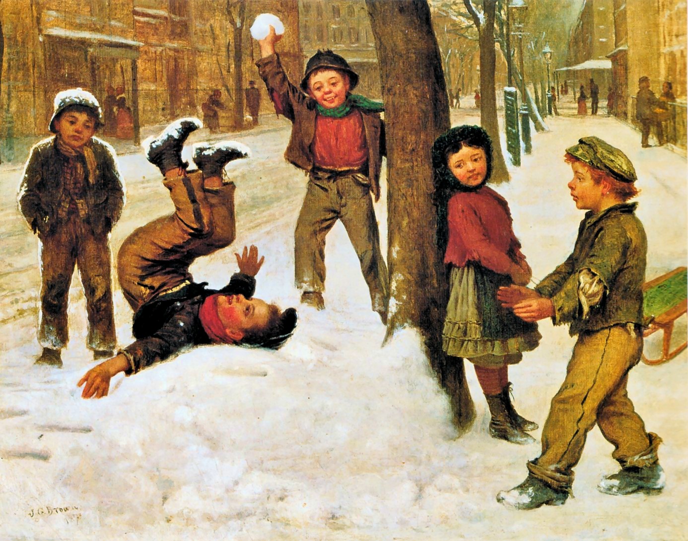 John George Brown | Pittore di genere | Tutt'Art@ | Masterpieces