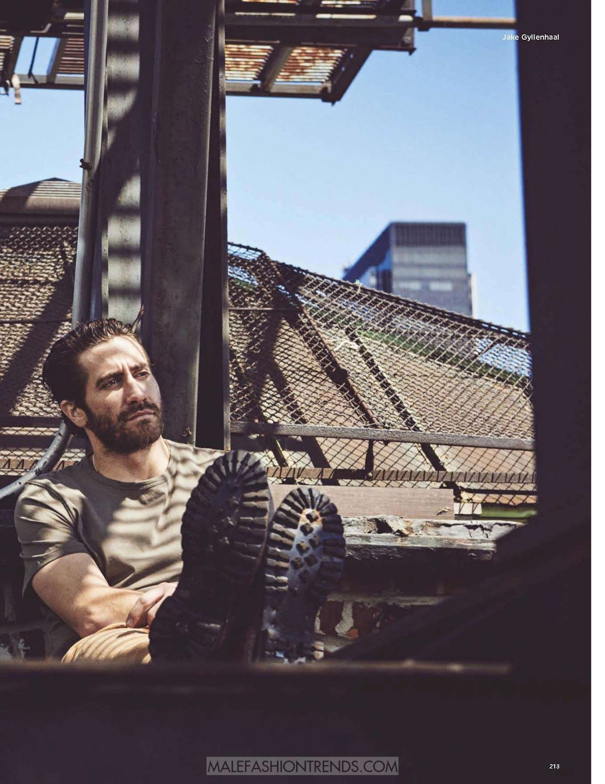 Jake Gyllenhaal por Matthew Brookes para GQ Style UK