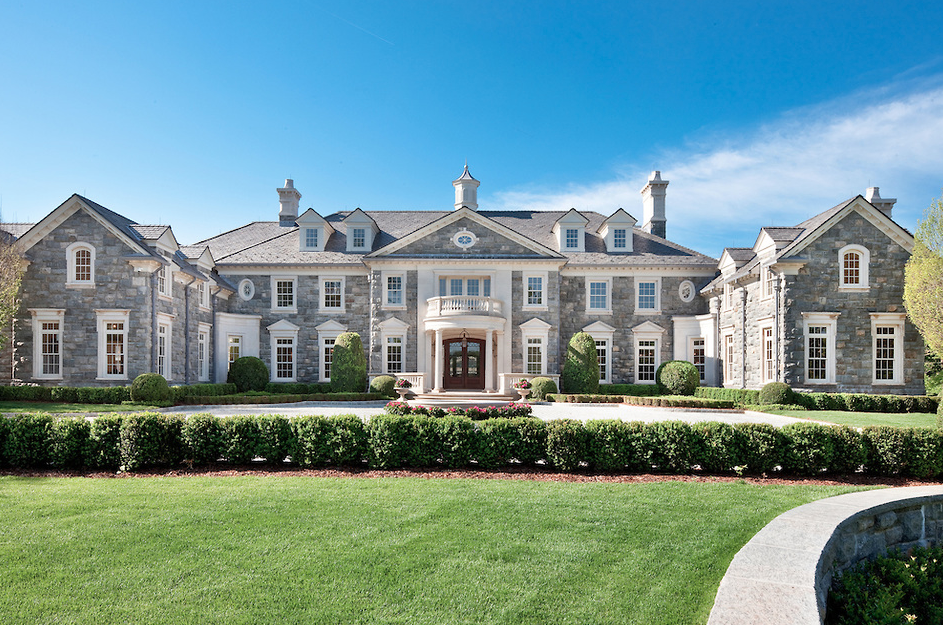 30 000 Square Foot Georgian Style Stone Mega Mansion In Alpine NJ