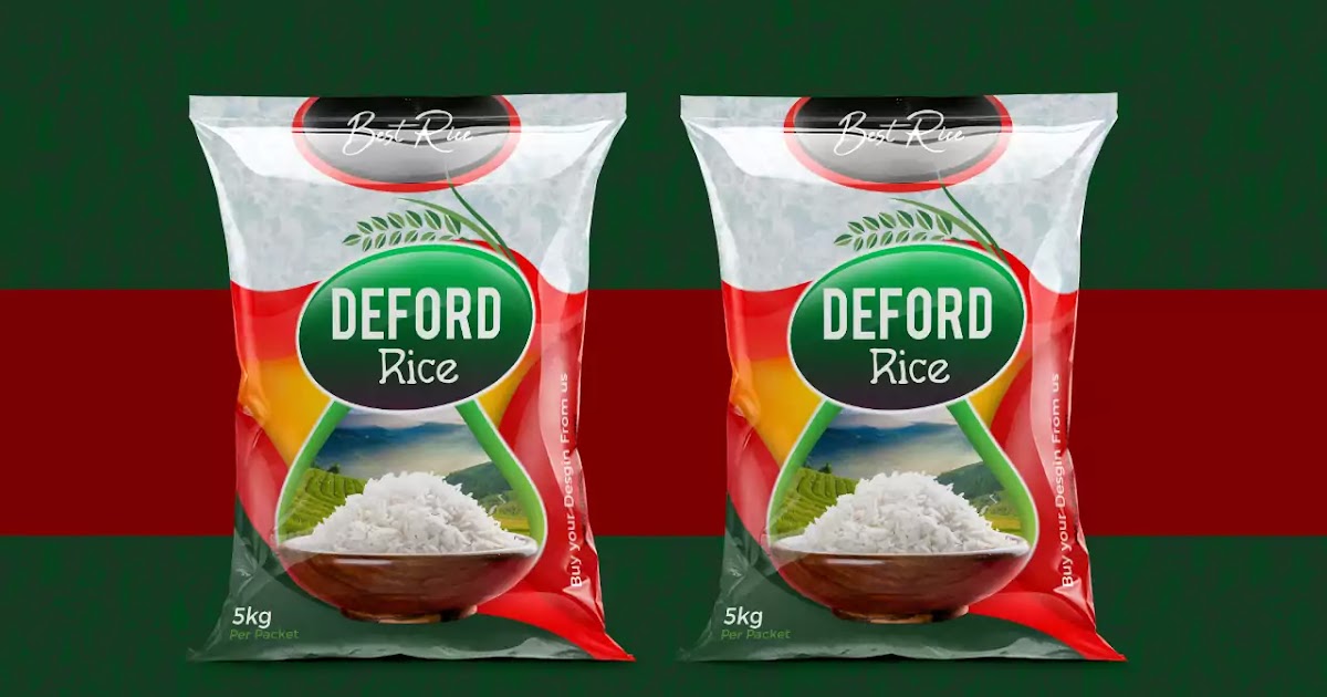 How to Design Creative Rice Packaging Design | Adobe Photoshop Tutorial