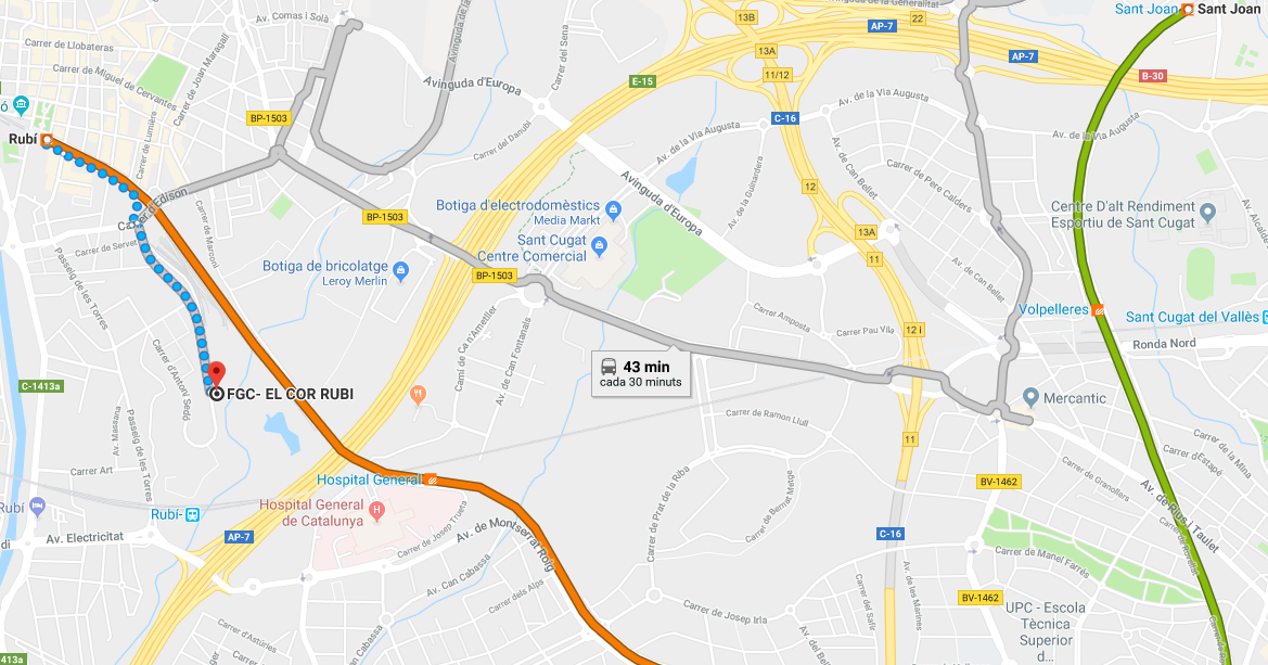 Els colors de Sant Cugat 1r ESO C: FGC-COR