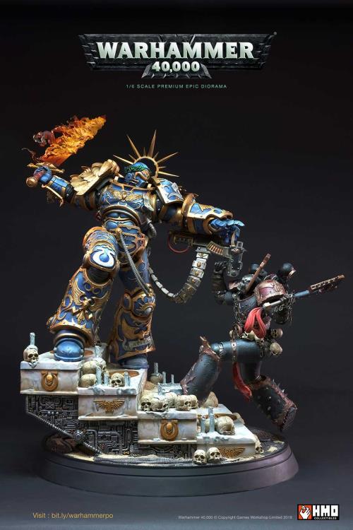 Warhammer 40,000 Guilliman vs Chaos Space Marine Limited Edition ...
