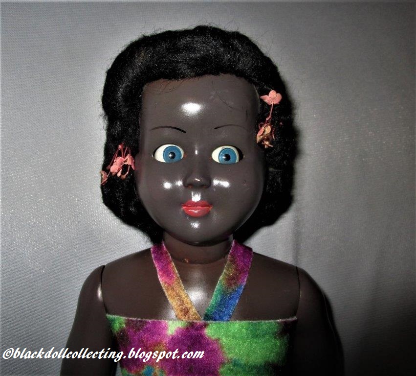 Black Doll Collecting: 17-inch Flirty-Eyed Doll by Samco of Italy