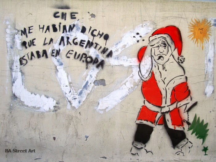 Street art collective.: Navidad Graffiti