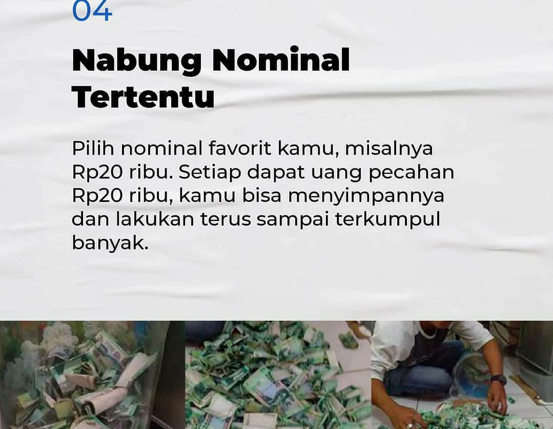 5 metode nabung unik yang harus kamu coba