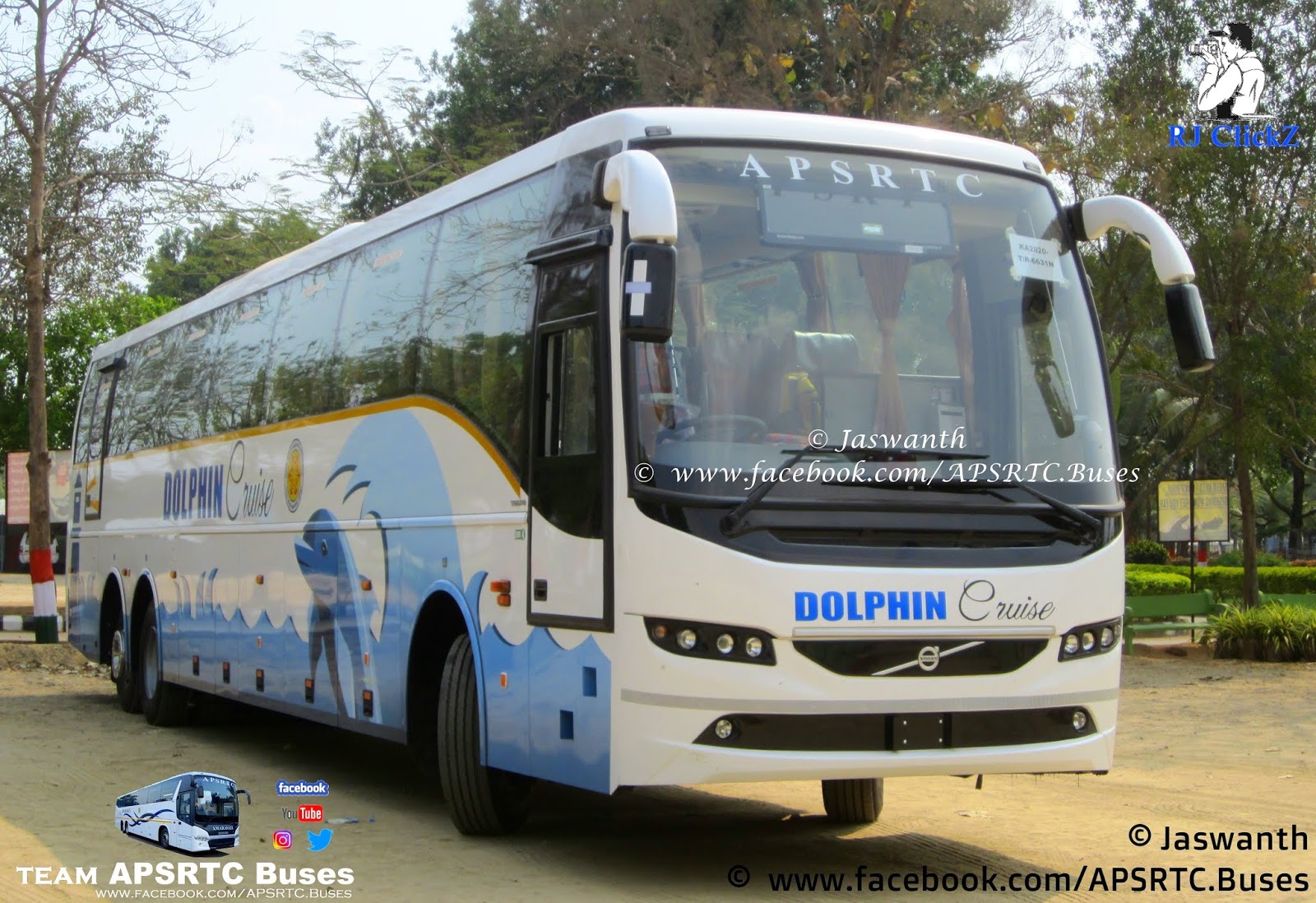 APSRTC DOLPHIN CRUISE BUS | VOLVO B11R 14.5m Multi Axle.