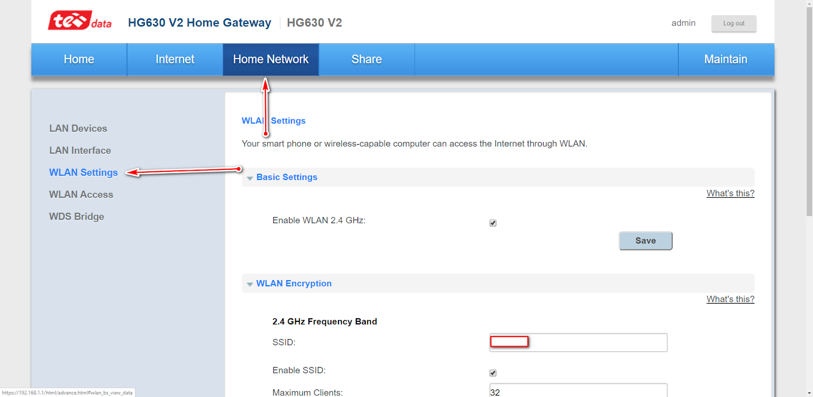 شرح اعدادات راوتر تى اى داتا بالكامل te data router zxhn h108n v2.5 بالصور