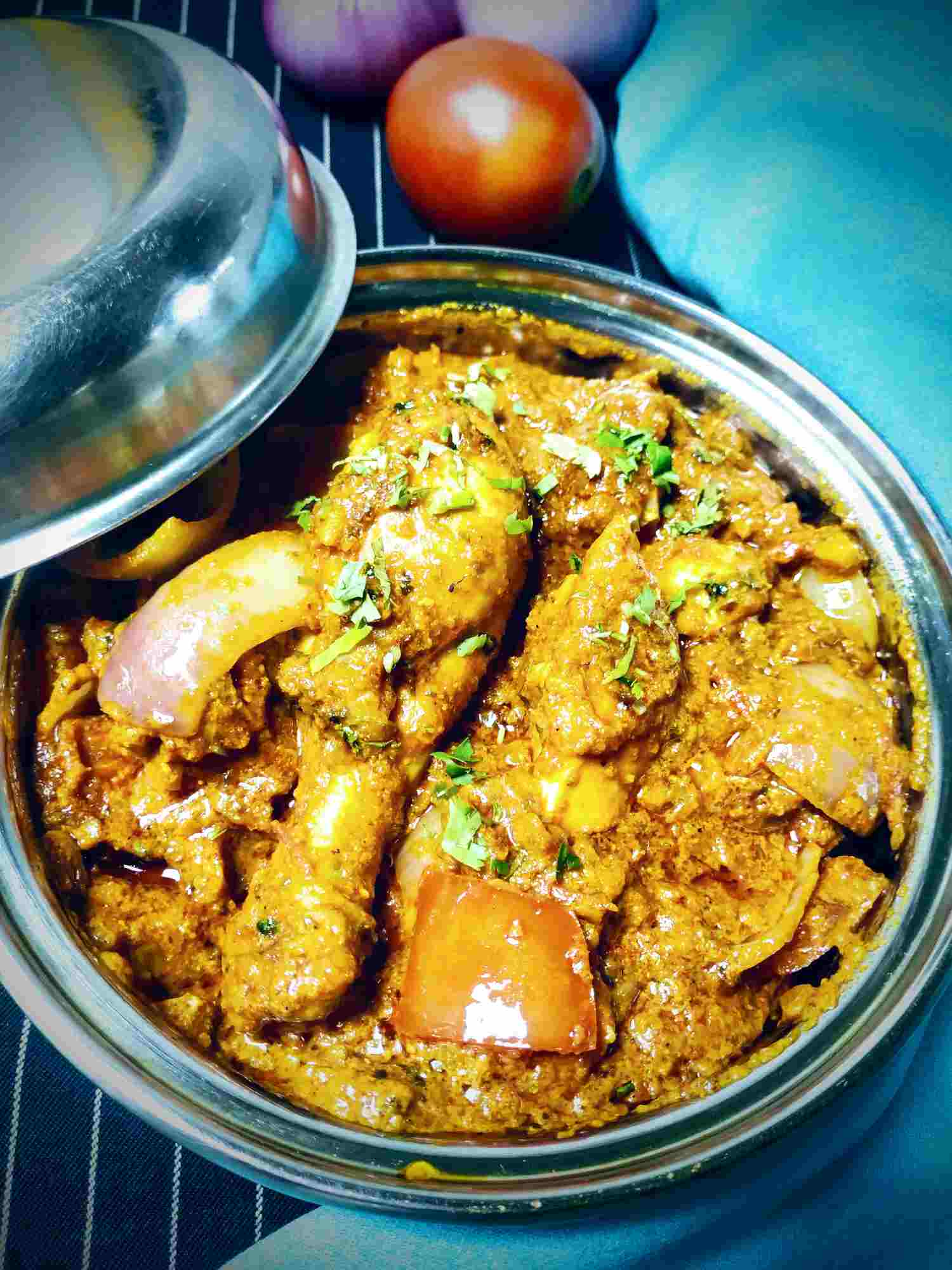 Chicken do pyaza - hassanchef restaurant style recipes